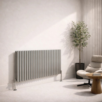 Planet Radiators Oval Panel Double 600 x 1620mm Cast Iron Style ...