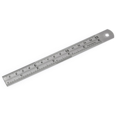 Planet Steel Rule 6" / 150mm Metric & Imperial | DIY at B&Q