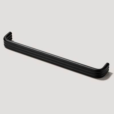 Plank Hardware ALVA Tubular D-Bar Handle - 228mm - Black | DIY at B&Q
