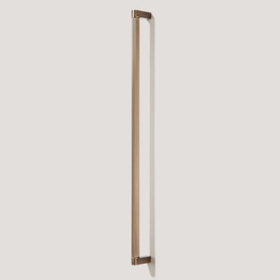 Plank Hardware BECKER Grooved Closet Bar Handle - 682mm - Antique Brass | DIY at B&Q