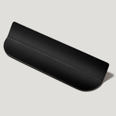 Plank Hardware FOLD Long D Shape Front Mounted Handle - Black | DIY at B&Q