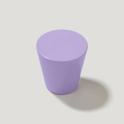 Plank Hardware HUBBLE Tapered Knob - Soft Lilac