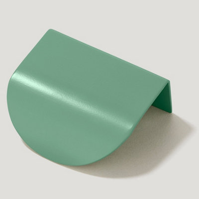 Plank Hardware MERCURY Curved Lip Pull Handle - 60mm - Sage Green | DIY ...
