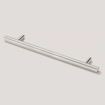 Plank Hardware SEARLE Swirled T-Bar Handle - 185mm - Stainless Steel