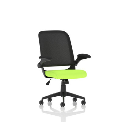 Plano Task Operator Bespoke Fabric Seat Myrrh Green Mesh Chair With ...