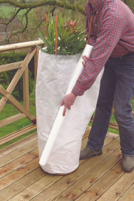 Plant Frost Protection Fleece Sheet Garden Cover Horticultural Crops 8M ...