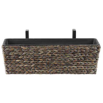 Plant Pot KAWALA Water Hyacinth 60 cm Brown