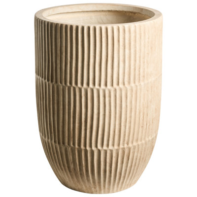 Plant Pot POROS 36 cm Light Beige