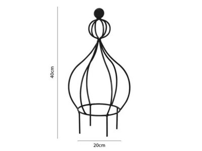 Plant Pot Topiary - Crown Design