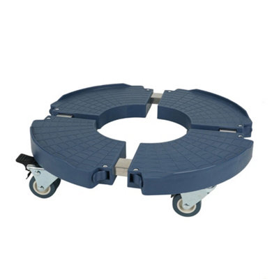 Plant Pot Trolley Mover Stand on Wheels Garden Planter Caddy Heavy Duty ...