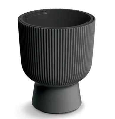 Plant Pots Flower Planter 7 Colours 3 sizes Tall Wavy Plastic Pot Boho ...
