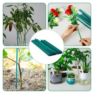 Plant Support Stick Bamboo Wooden Canes, Flower Support Pole, Plant ...