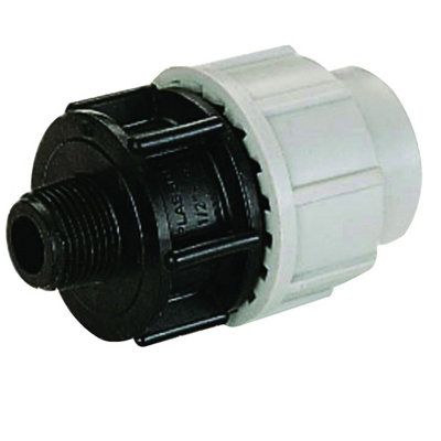 Plasson Mechanical Compression (Line 7 Grey) Male Adaptor 25mmx3/4 ...
