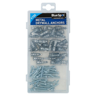 Plasterboard Dry Wall Speed Rawl Plugs + Metal Screws Fixings Fasteners ...