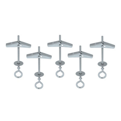 Plasterboard Spring Toggle Fixings With Screws Hollow Cavity Anchors ...