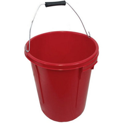 Plasterers Bucket Red for Mixing Building Plaster and Holding Water ...