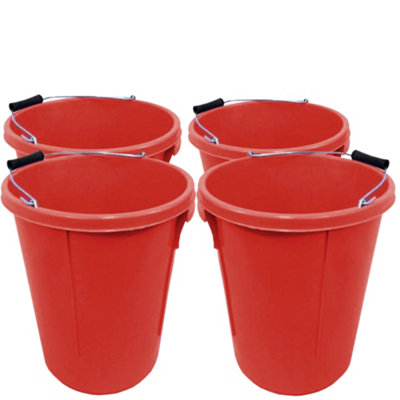 Plasterers Bucket Red for Mixing Building Plaster and Holding Water ...