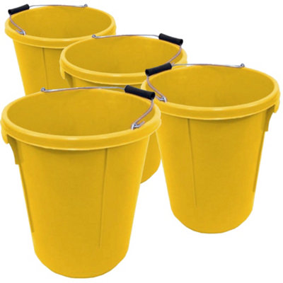 Plasterers Bucket Yellow for Mixing Building Plaster and Holding Water ...