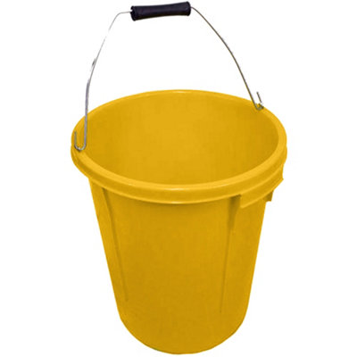 Plasterers Bucket Yellow for Mixing Building Plaster and Holding Water ...