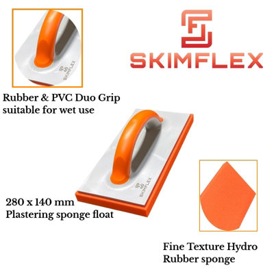Plastering Sponge Float Hydrorubber Fine Texture