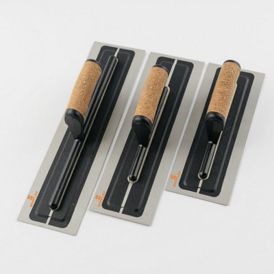 Plastering Trowel Set 3 Piece Skimflex Pro Ultraflex Stainless Steel ...