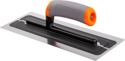 Plastering Trowel Set 3 Piece Skimflex Stainless Steel with Rubber Grip ...