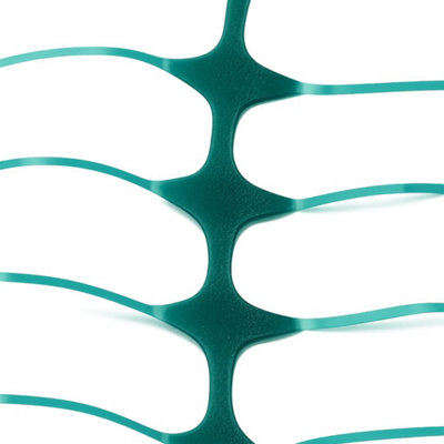 Plastic Barrier Mesh Fencing Green 25M (Temporary Fence Garden Safety ...