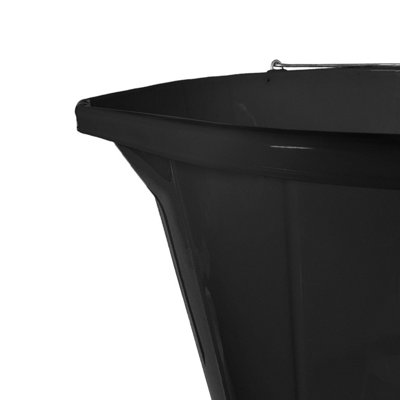 Plastic Builders Bucket With Handle Large 3 Gallon Mixing Car Cleaning ...