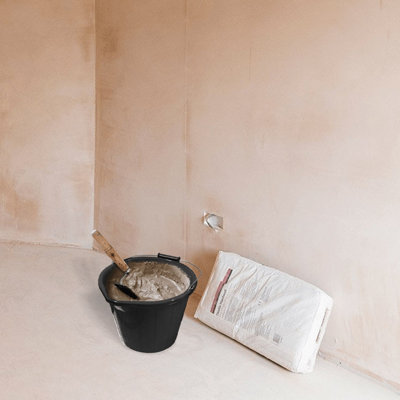 Plastic Builders Bucket With Handle Large 3 Gallon Mixing Car Cleaning ...