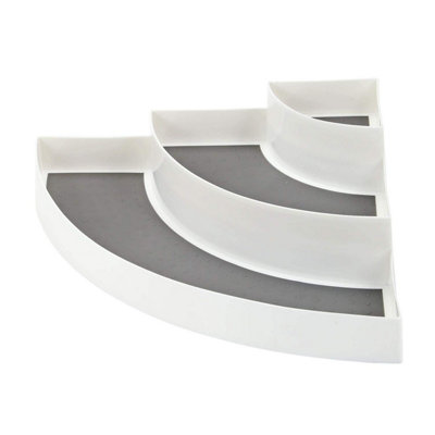 Plastic Drawer Cutlery Organiser - 3 Tier Spice Rack and Corner Spice ...