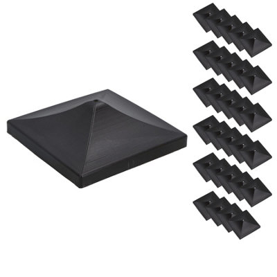 Plastic Fence Post Cap for Fence Posts 75mm x 75mm Protector Cover 30pc