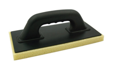 Plastic Float 130mm x 270mm with 20mm Sponge Pad / Trowel / Sponge ...