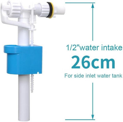 Plastic G1 2 Flush Side Inlet Inlet Fill Valve Toilet Replacement Parts ...