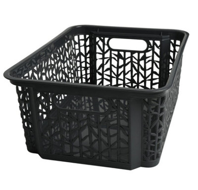 Plastic Handy Basket Storage Organizer School Office Home Oriental ...
