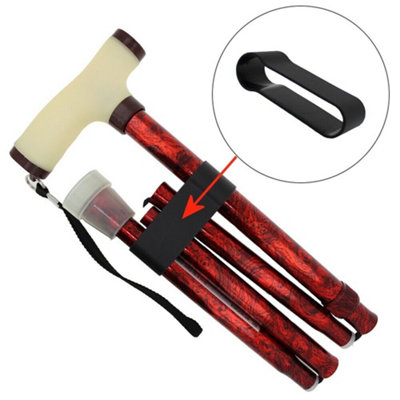 PLASTIC HOLDER CLIP FOR METAL FOLDING WALKING STICKS - KEEPS YOUR STICK ...