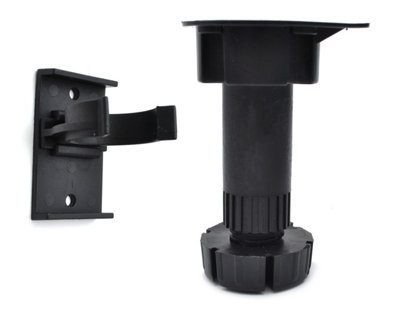 Plastic Legs with Clip for Cabinets Cupboards 95 - 165mm - Pack of 1 ...