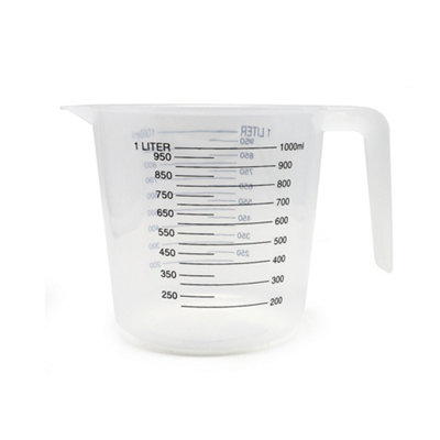 Plastic Measuring Jug 1 Litre 1Pack