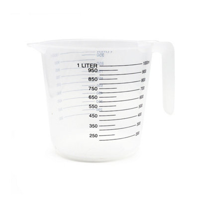 Plastic Measuring Jug 1 Litre 1Pack