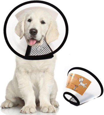Plastic Pet Recovery Collars Cones for Dogs and Cats After Surgery ...