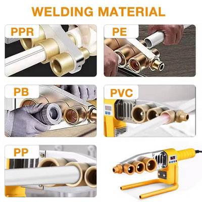 Plastic Pipe Welding and cutting Machine 800W 220V for PB PP PE PPR ...