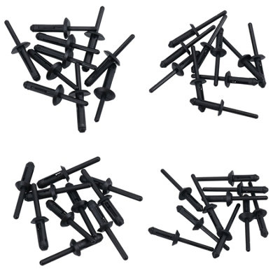 Plastic Pop Blind Rivets Fasteners For Plastic Riveter Gun 5.7mm to 7 ...