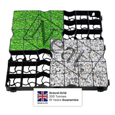 Plastic Shed Base Grid 40 (10m²) - Durable Driveway Mats for Lawn ...