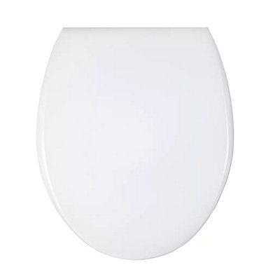 Plastic Slow Close Universal Toilet Seat Bathroom WC Easy Fit including ...