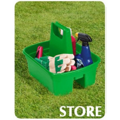 Plastic Step and Store 2 in 1 Storage Facility and Mini Step