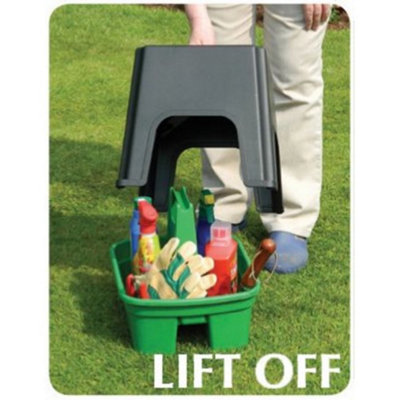 Plastic Step and Store 2 in 1 Storage Facility and Mini Step