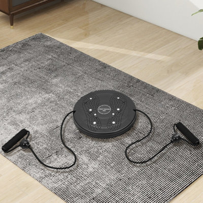 Plastic Twister Board Waist Twisting Disc Black 25cm Dia