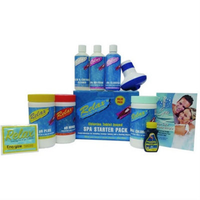 Plastica Relax Small Chlorine Tablet Spa Starter Pack