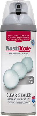 PlastiKote Twist Spray Stain Sealer 400ml Ultimate Interior Protection