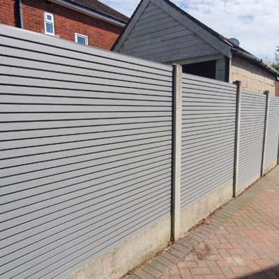Platinum Composite Fencing 10 Bays + End post