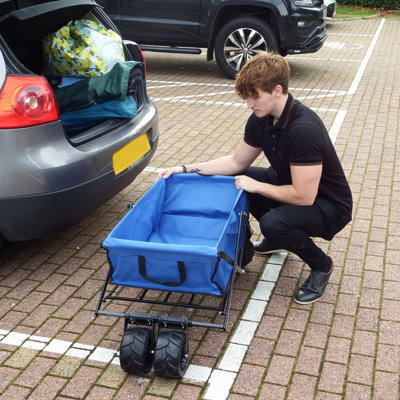 Platinum Folding Trolley Cart, For Festivals, Camping & Garden - 70kg ...